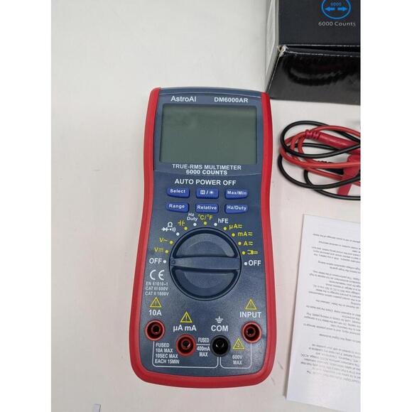 Other | Astroai Dm600ar True Rms 6000 Counts Auto Power Off Digital ...
